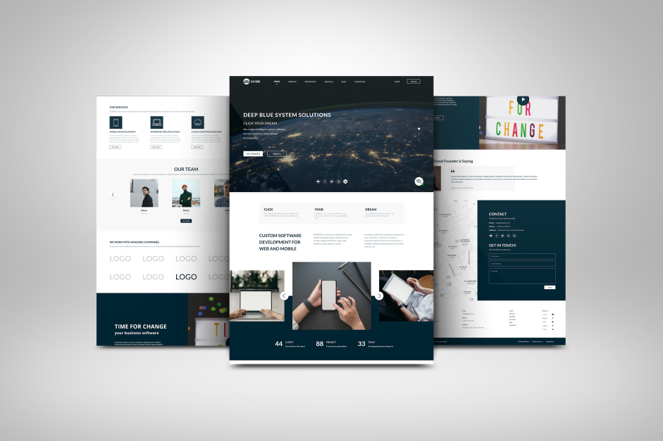 Fadwa Owida | Landing Page UI Design
